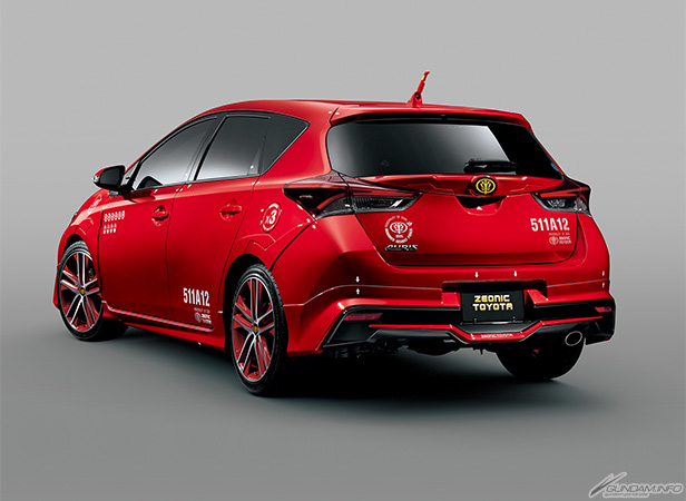 GUNDAM GUY: [Zeonic Toyota] Char Aznable x Toyota: MS-186H-CH "Auris ...