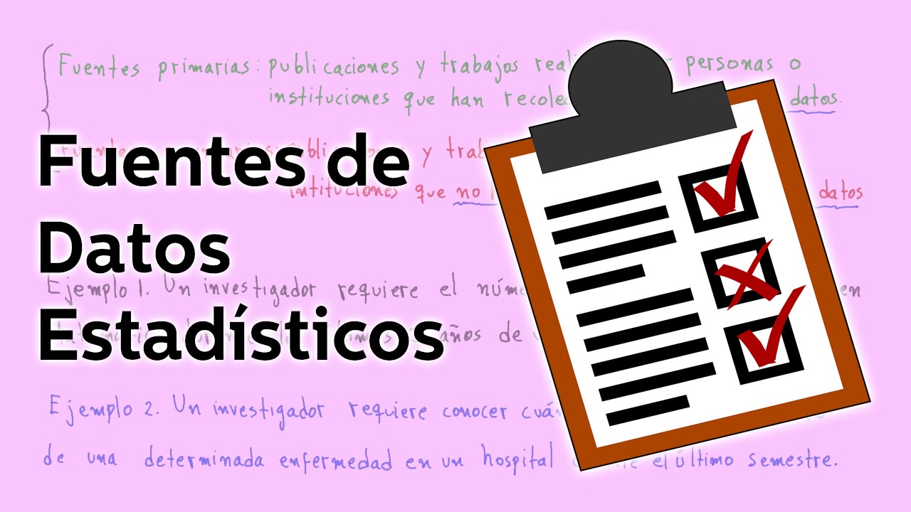 Conceptos Básicos de Estadística: Fuentes de Información y técnicas de ...