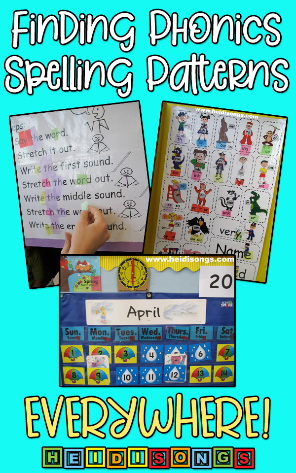 Finding Phonics Spelling Patterns EVERYWHERE!