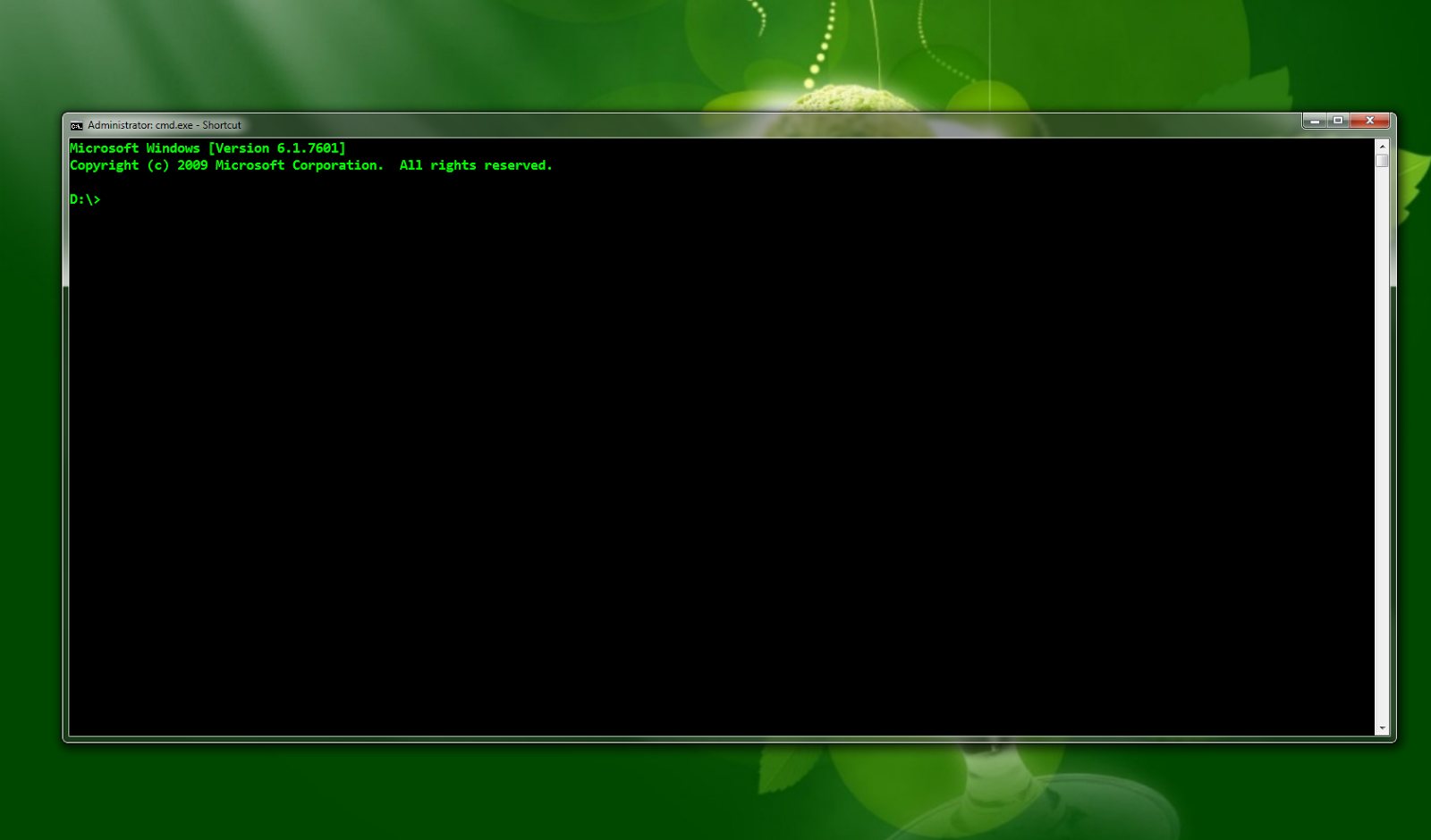 General Tech Blog!: Properties of My Windows Command Prompt