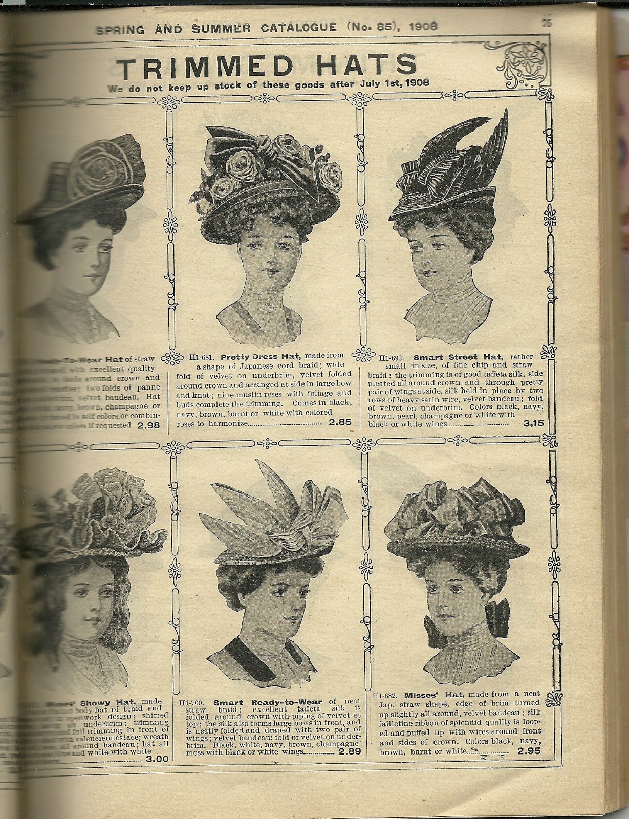 A Little Bit of Everything: Another Eaton's Catalogue - 1908