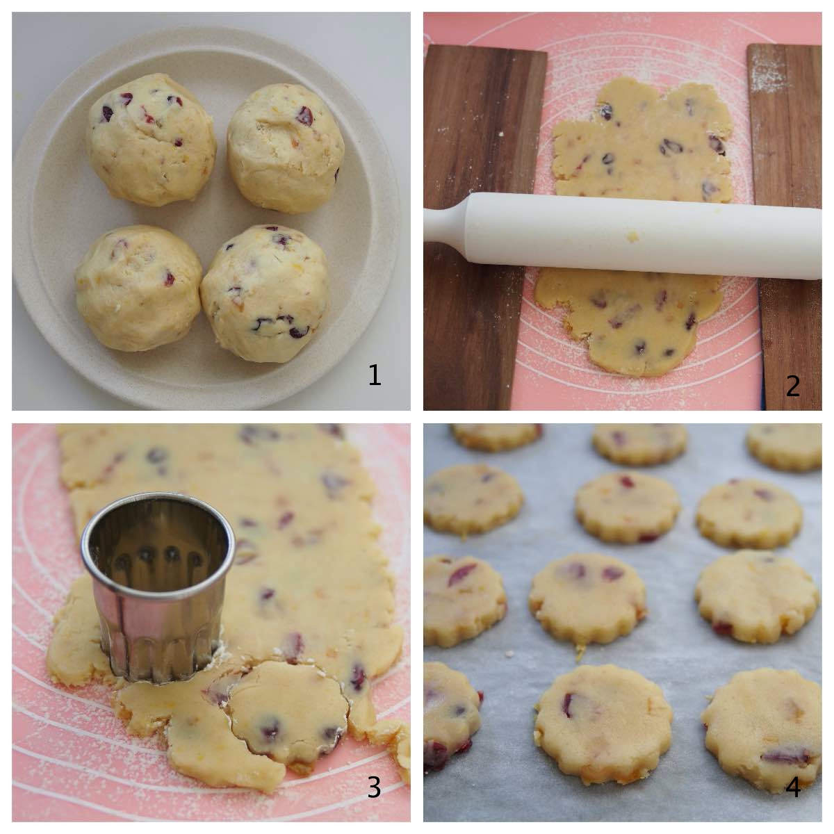Cranberry Lemon Shortbread - BAKE WITH PAWS