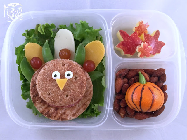 Lunchbox Dad: Learn to Make a Fun Thanksgiving Turkey Lunch