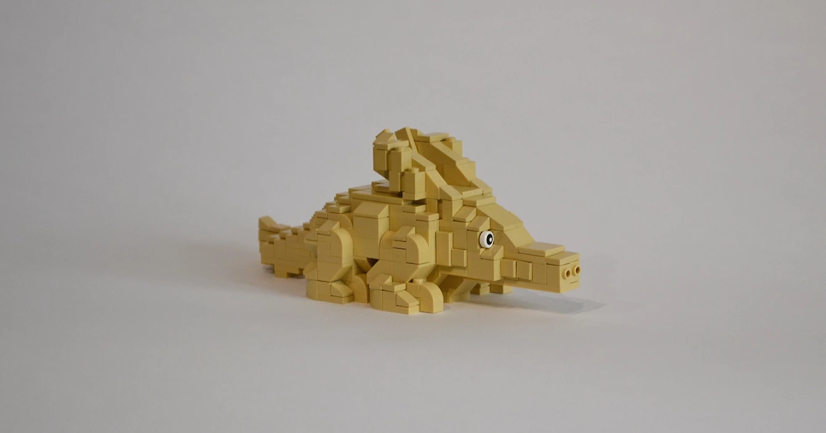 LEGO aardvark | Amazings by Dirk Denoyelle