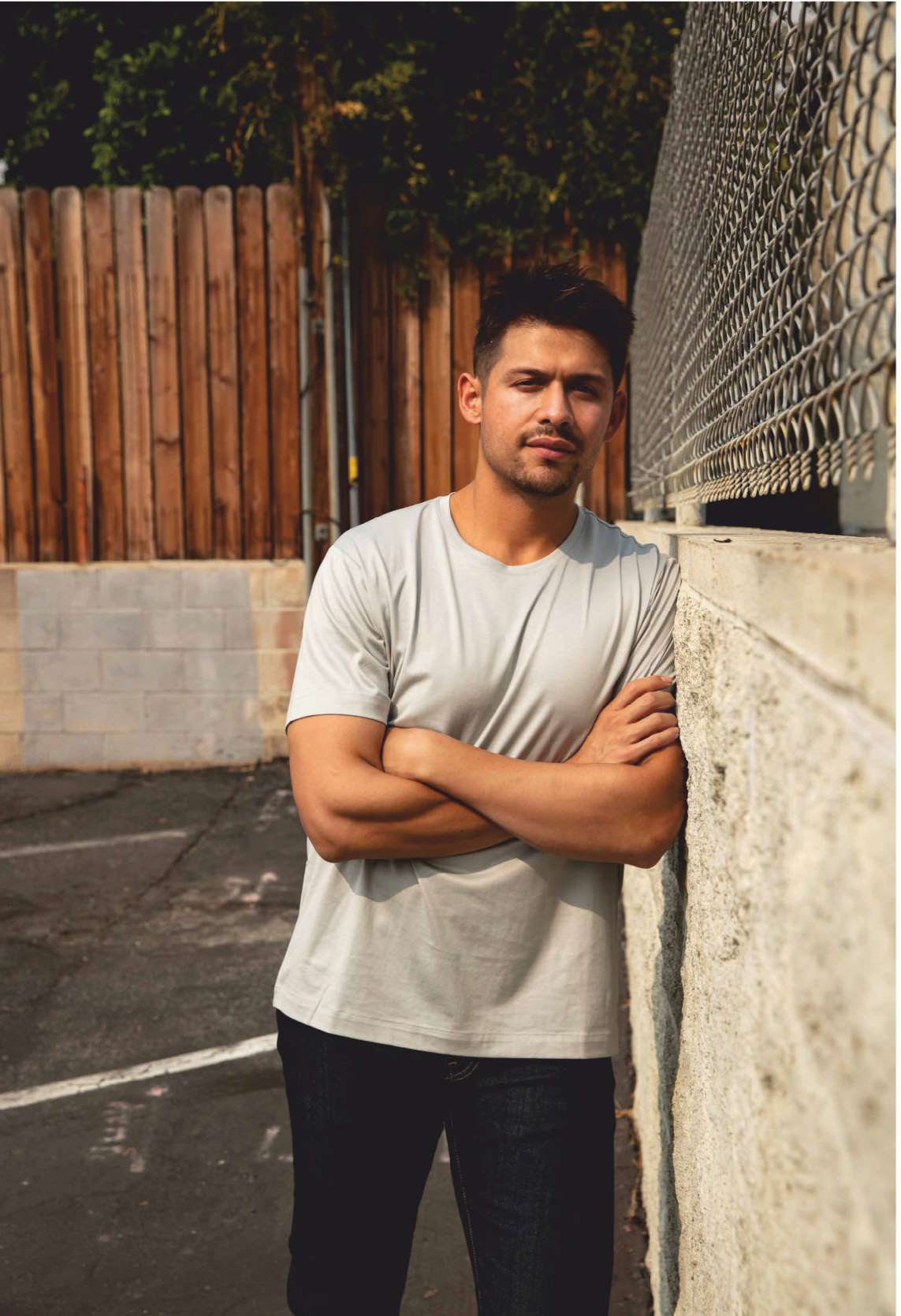 David Castañeda para DA MAN Magazine en fotos de MItchell Nguyen McCormack