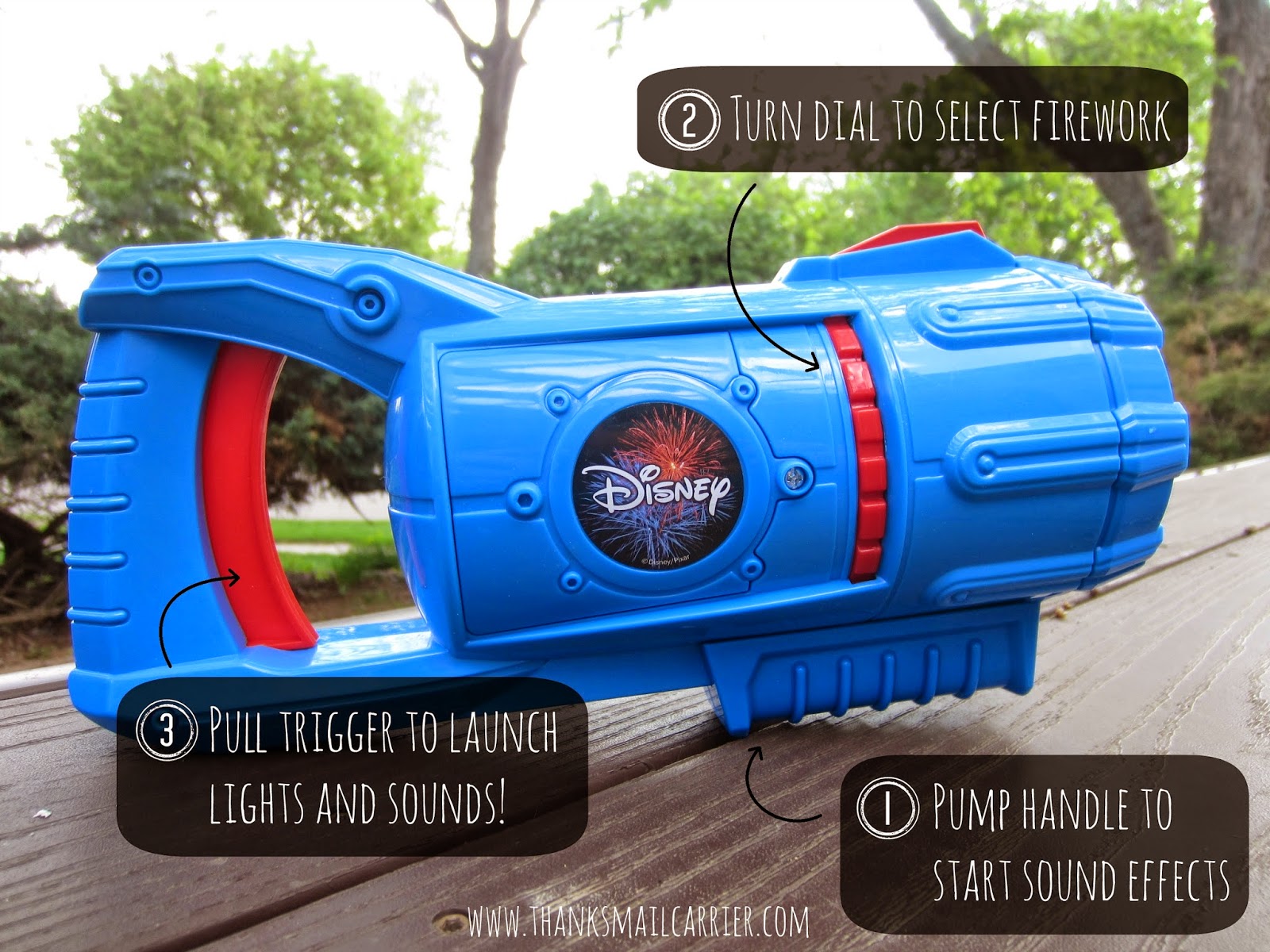 Thanks, Mail Carrier | Disney Fireworks Light Show Launcher by Uncle ...