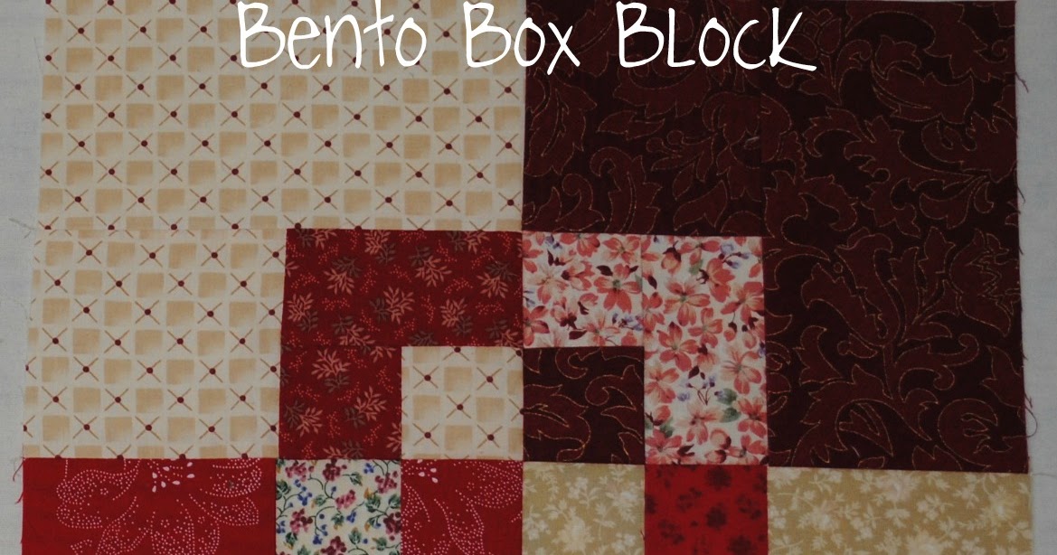 Scrappy Bento Box Block - Tutorial