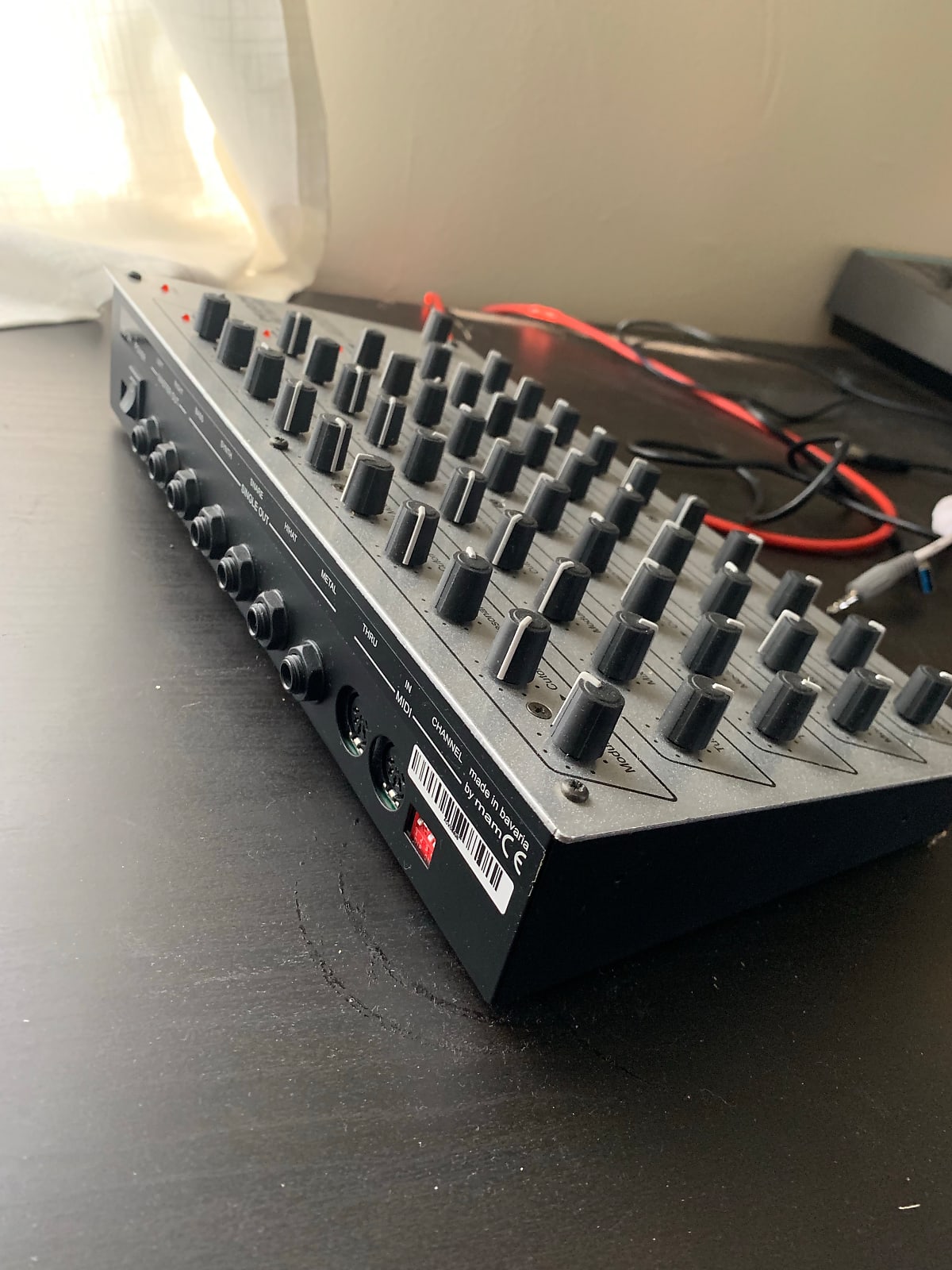 MATRIXSYNTH: Rare Silver Faced MAM ADX-1 Analog Drum Synthesizer