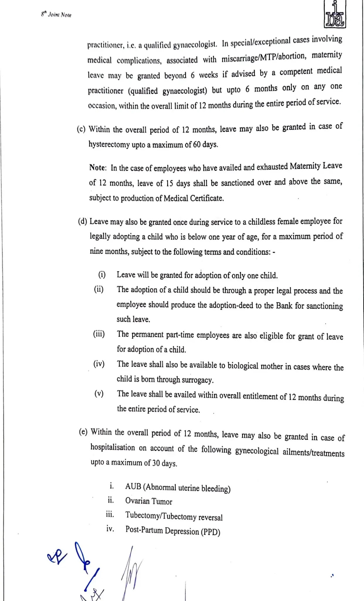 Officers Joint Note dated 11.11.2020 (Applicable date 01.11.2017 ...
