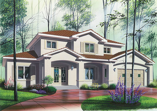 2 storey villa designs