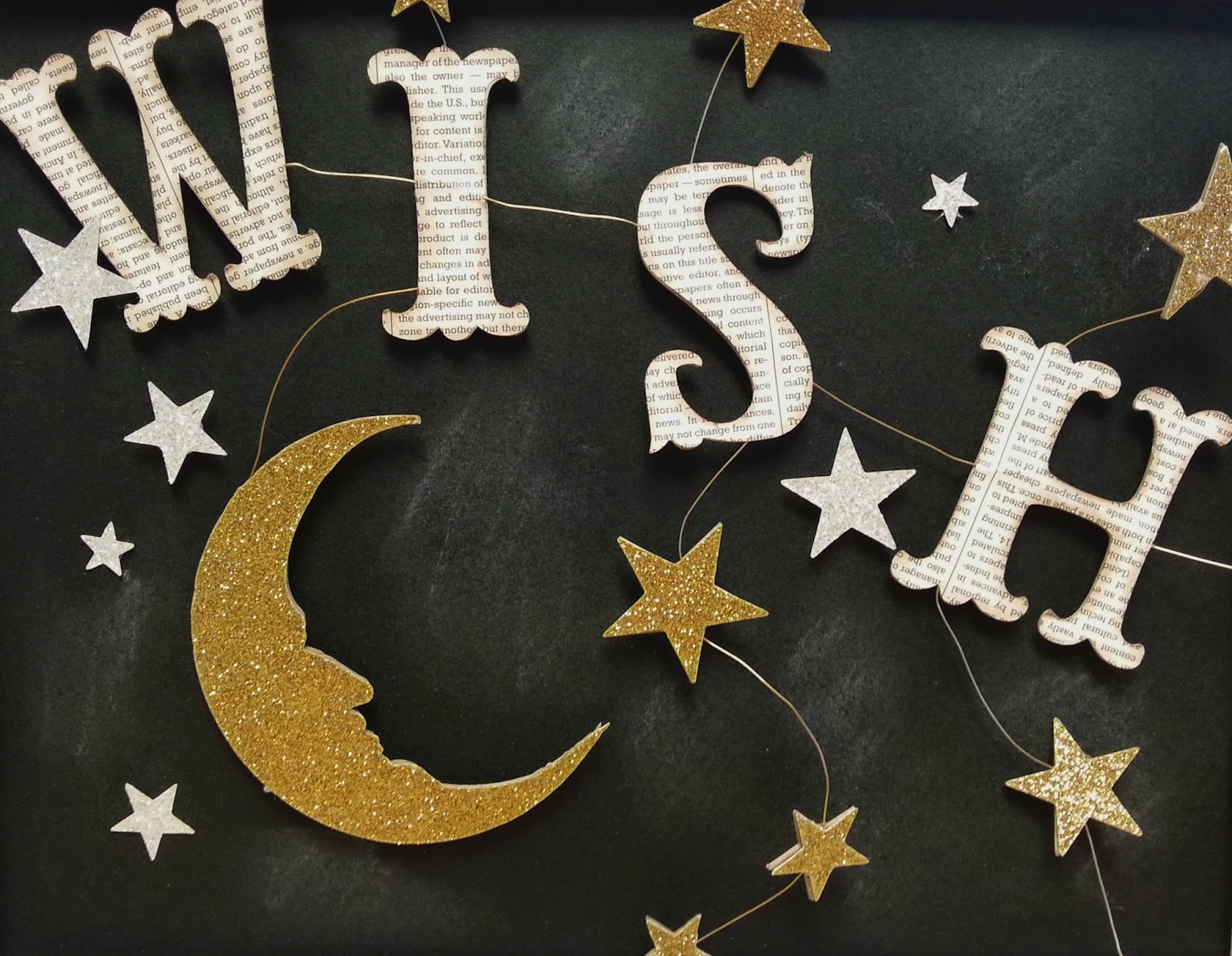 Sunday View: Holiday Chalkboard Wish Frame