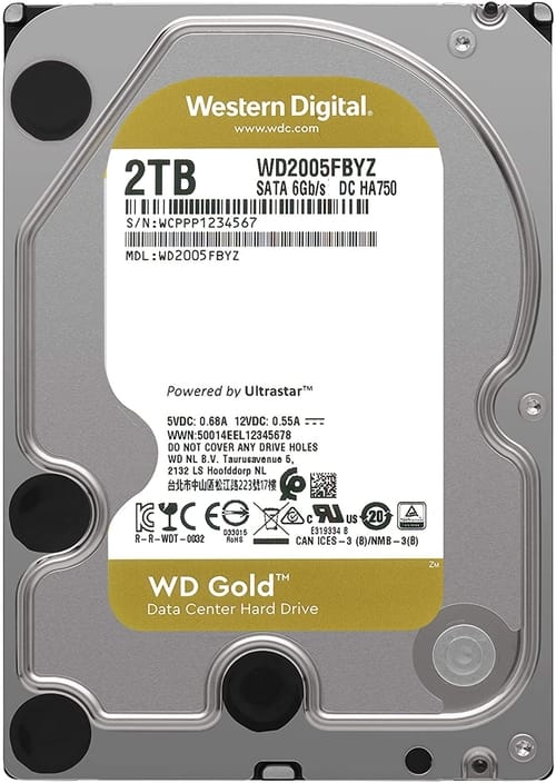 Review WD Gold 2TB Enterprise Class Hard Disk Drive