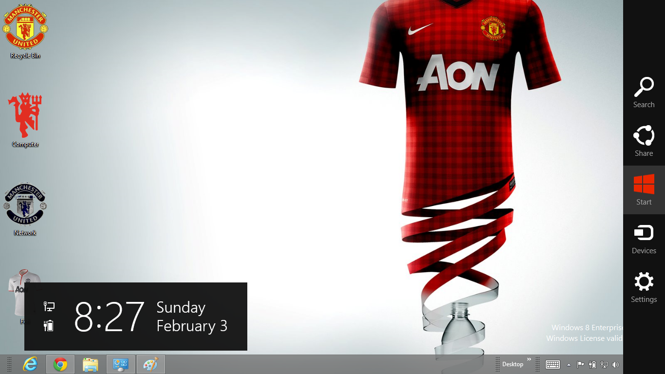 Manchester United 2013 Theme For Windows 8 | Ouo Themes