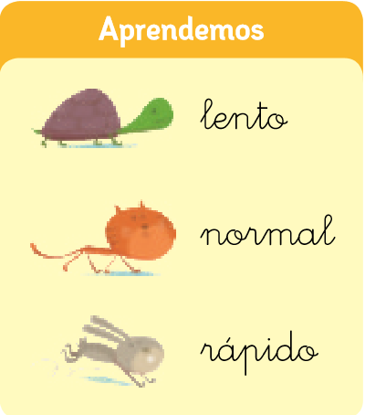 Música en el aula: RÁPIDO, NORMAL Y LENTO