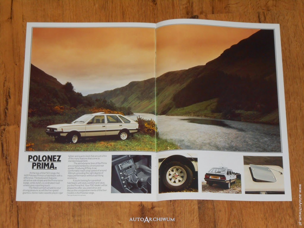 autoArchiwum | CZYTELNIA: FSO POLONEZ / PRIMA - PREZENTACJA PROSPEKTÓW ...