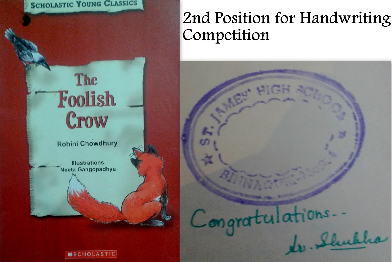 Loving Muskan: Calligraphy Competition.....!