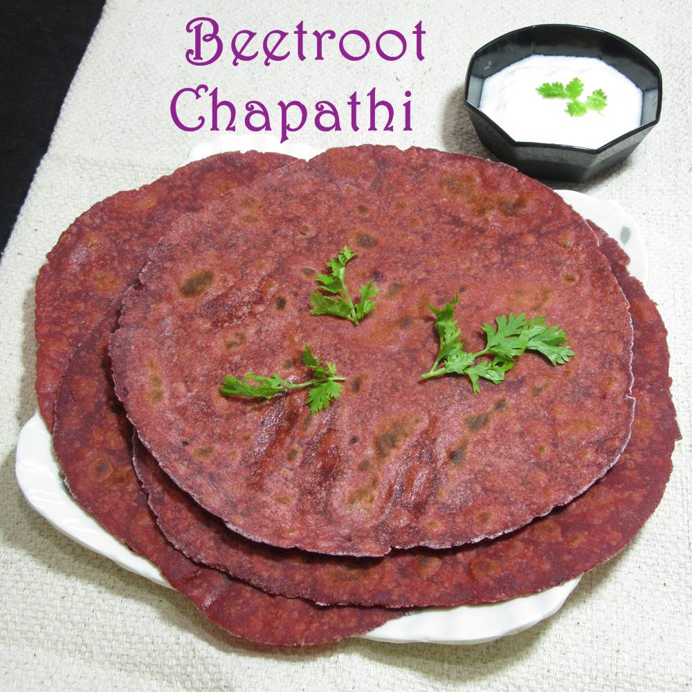 Boni's Healthy Twists: Beetroot Chapati