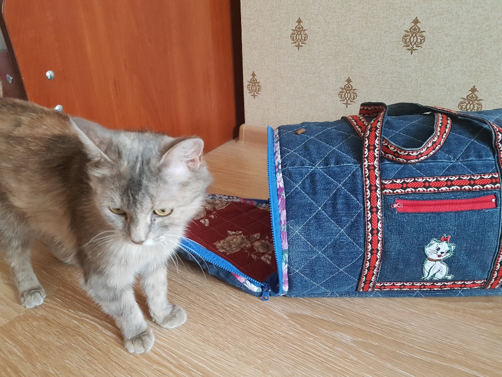 Мои рукодельные радости: Сумка-переноска для кошки