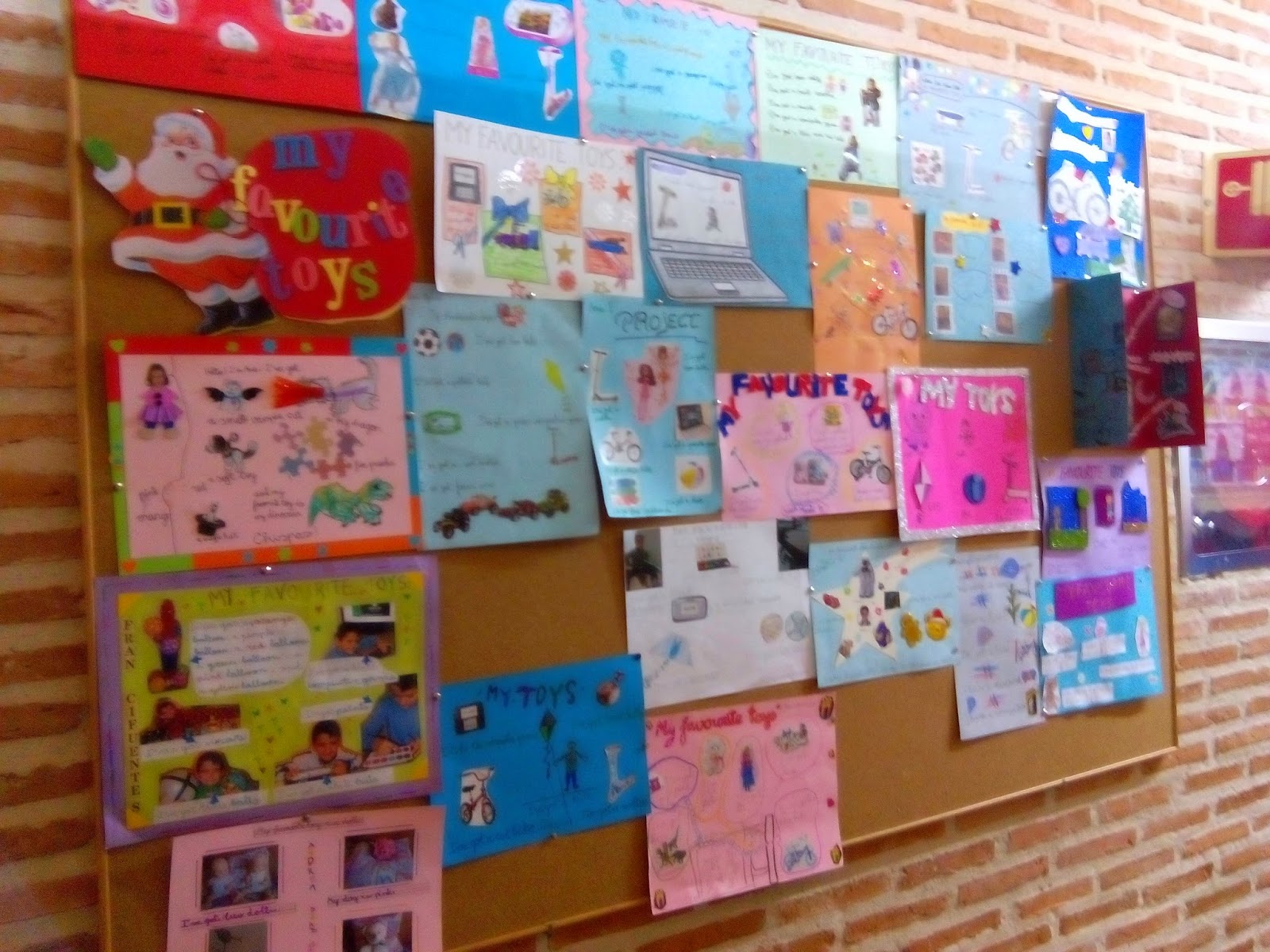 English classes 1, 2, 3: Grade 1 projects