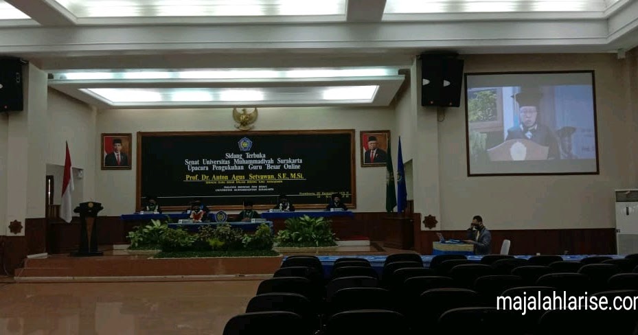 Prof Dr. Anton Agus Setyawan Dikukuhkan Jadi Guru Besar Ilmu Manajemen UMS ke-34 - MAJALAH LARISE