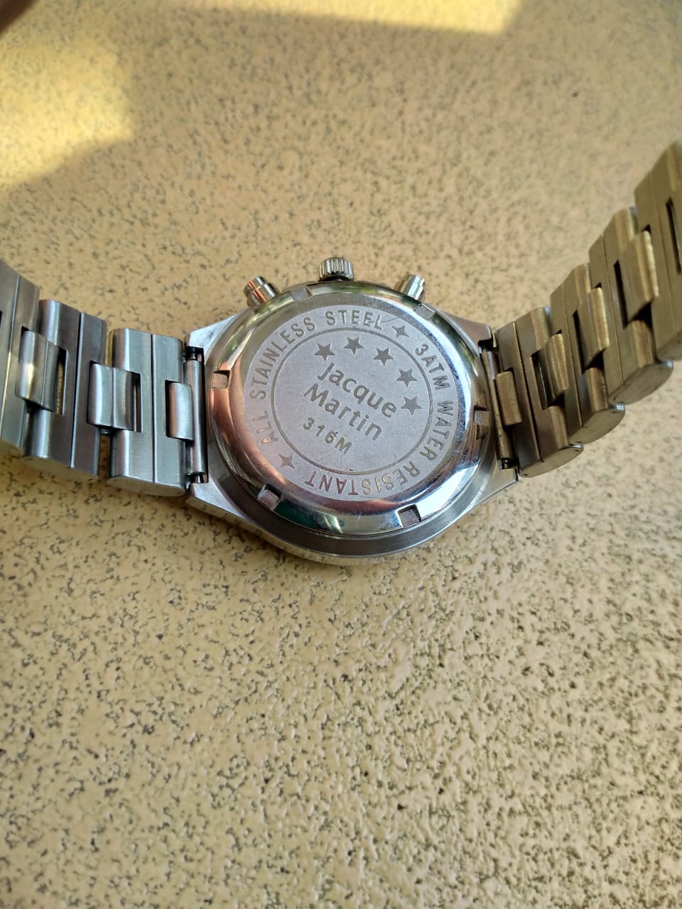 JAM BEKAS SAUDARA: (Sold) Jacque Martin Chronograph Quartz