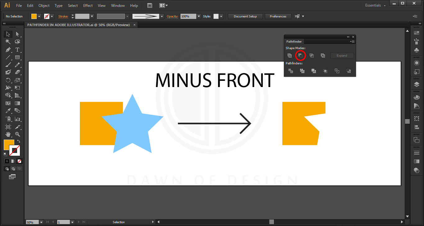 How To Use Pathfinder Tool In Adobe Illustrator
