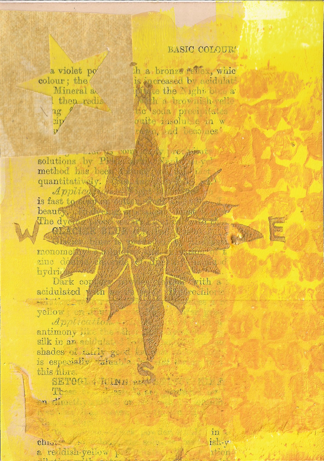 Mail me some art: Yellow postcards - part 2