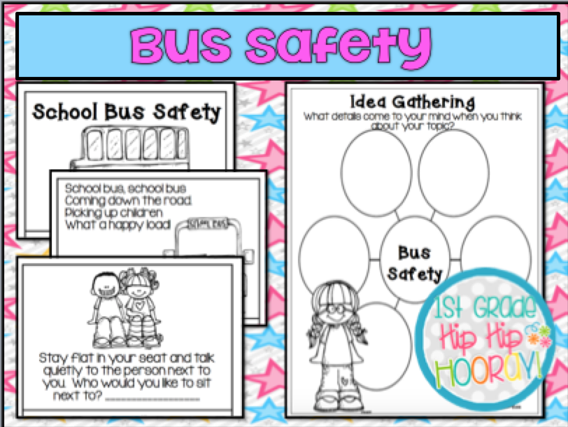 1st Grade Hip Hip Hooray!: Back to School...Bus Safety...The Wheels on ...