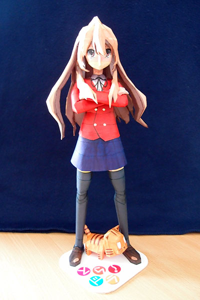 Toradora!: Taiga Aisaka Paper Model | Paperized Crafts
