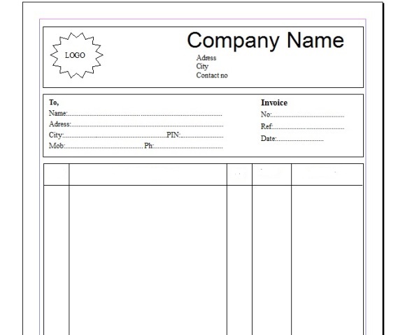 General Coding: PageMaker: Designing an invoice