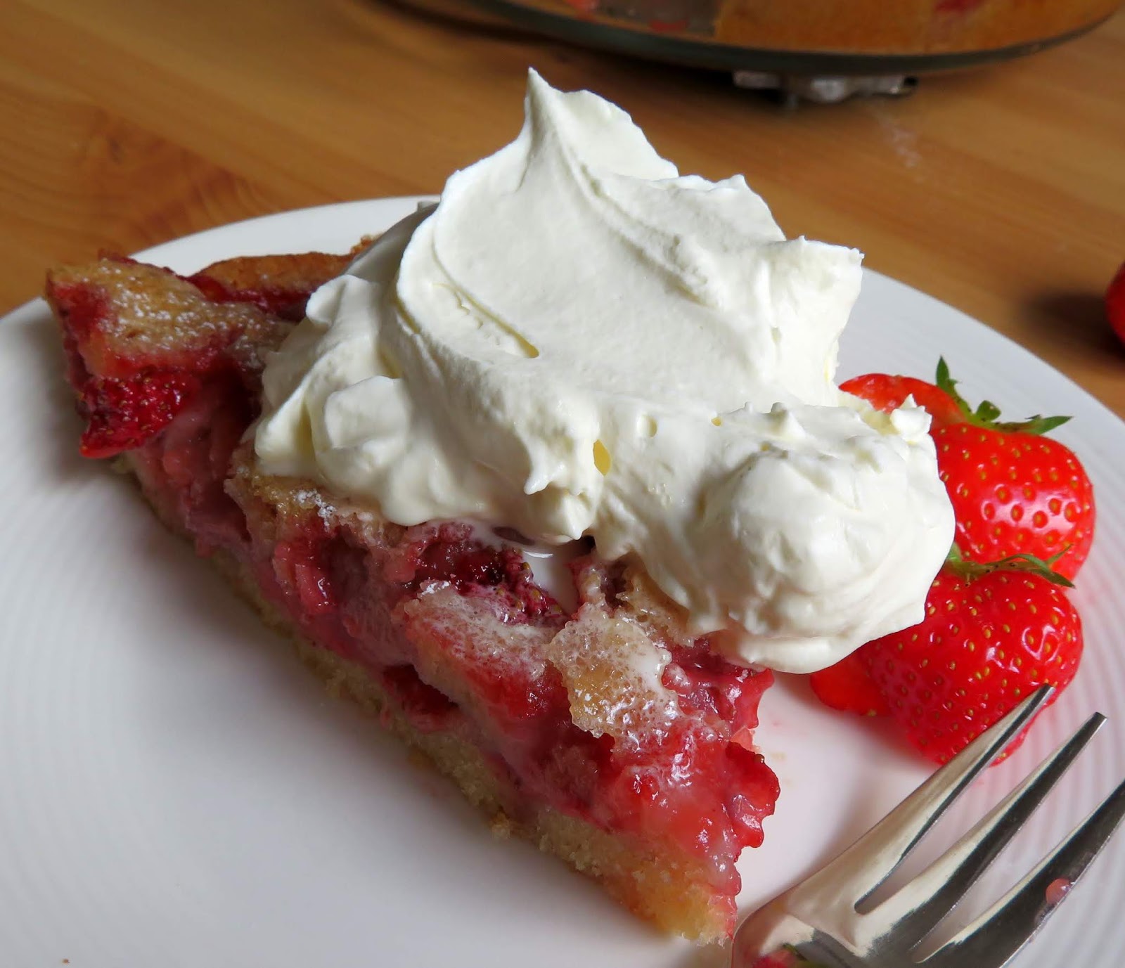 Strawberry Cake Pie | The English Kitchen