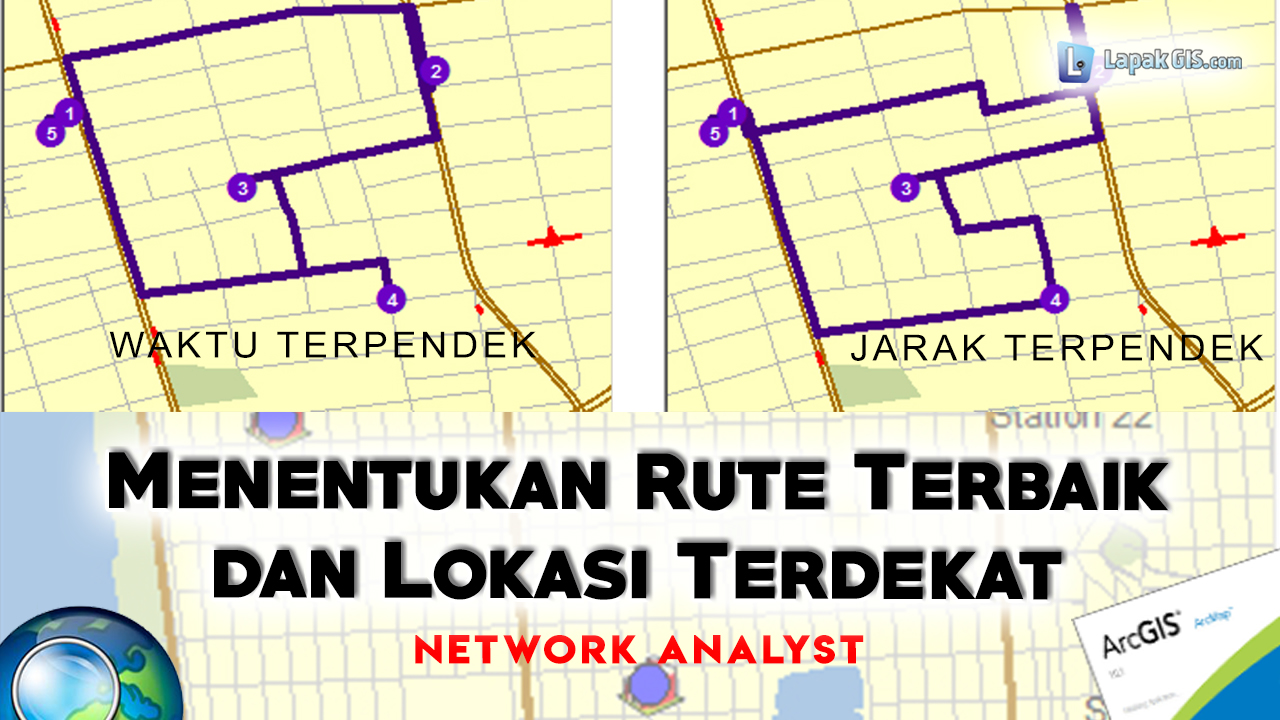 Cara Menentukan Rute Terbaik dan Lokasi Terdekat dengan ArcGIS - Lapak GIS