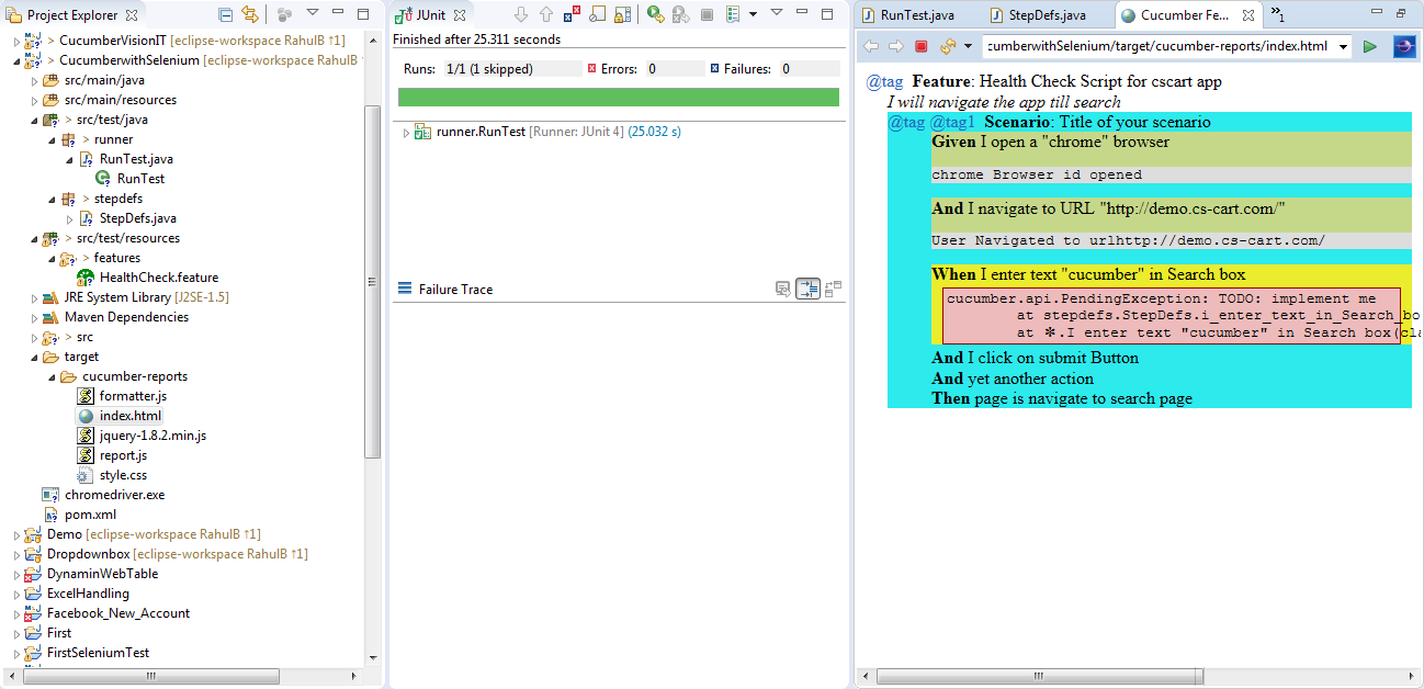 Selenium Cucumber Framework Designing Process 2