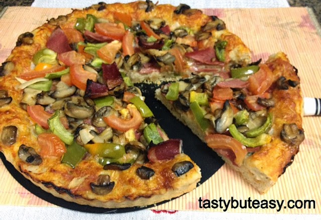 Homemade pizza - tasty but easy recipes
