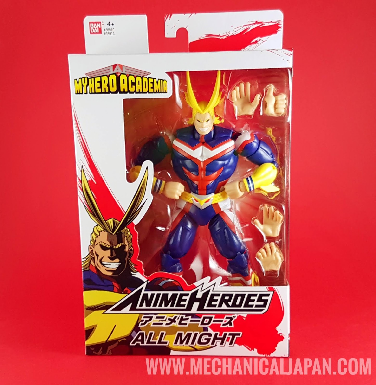 Review Anime Heroes All Might Boku no Hero por Bandai