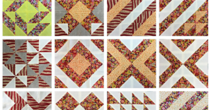 Tutoriales de Patchwork: QUILT DE BLOQUES