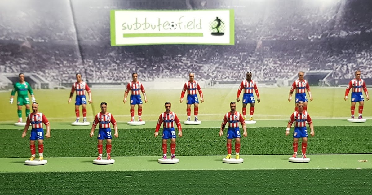 Subbuteo Field: New Decal Team - Atletico de Madrid Home 2013-14