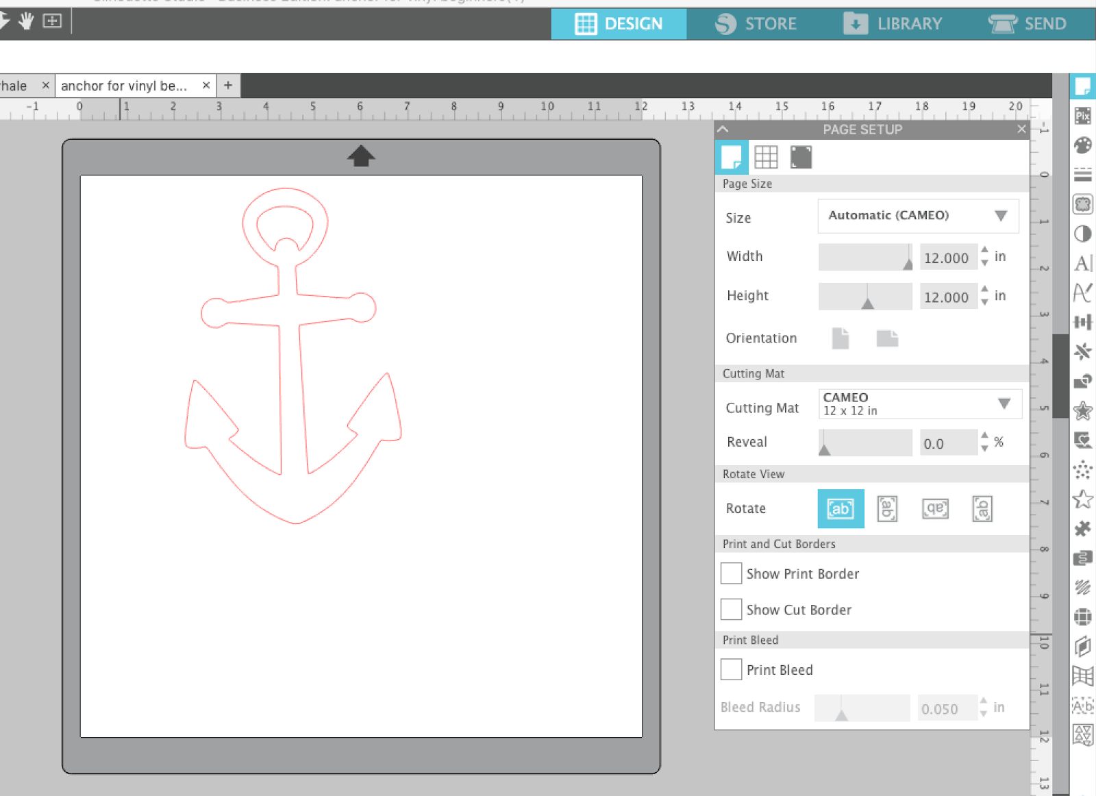 Circle Split Anchor Silhouette Studio Tutorial (Works for Any Shape ...