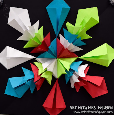 Radial Paper Relief Sculptures (5th): Part 500000 | Art with Mrs. Nguyen