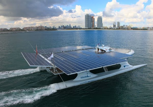 If It's Hip, It's Here (Archives): A Supersized Solar-Powered Catamaran ...