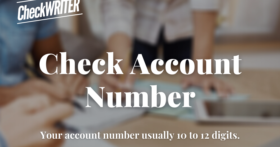 Check Account Number check-account-number