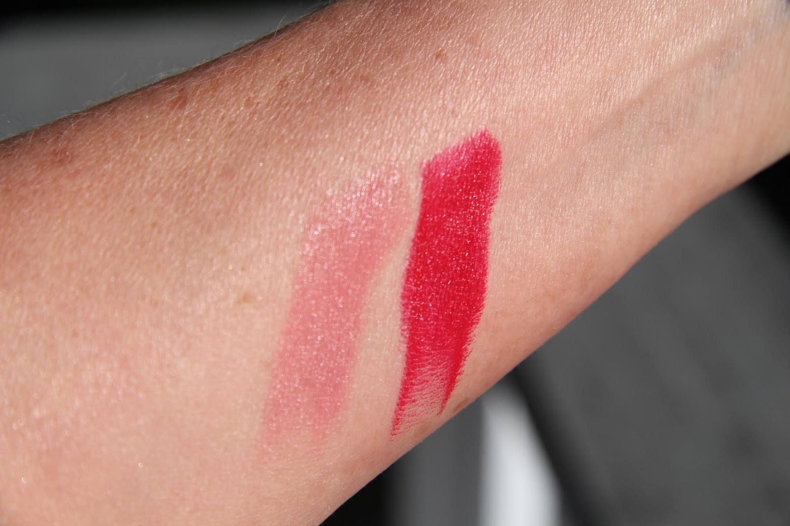 meganscribbles: Besame Lipstick in Victory Red and Portrait Pink Review ...
