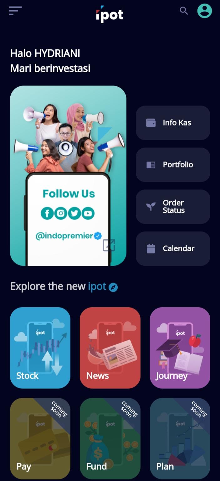 IPOT : Aplikasi Investasi baru dari Indopremier - Perempuan berbagi ...