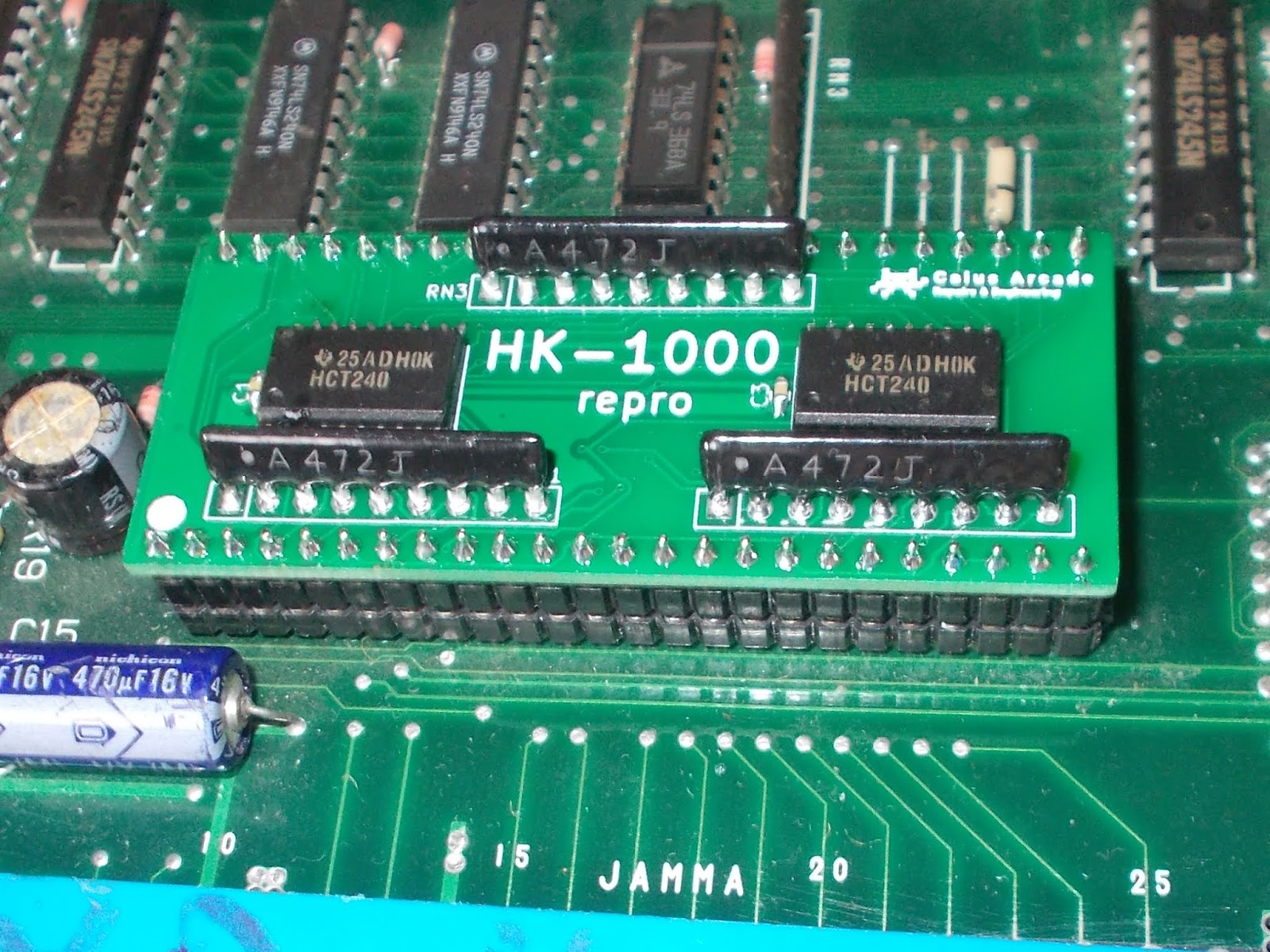 Caius Arcade Repairs & Engineering: Toaplan 'HK-1000' reproduction final revision