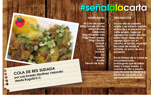 Recetas tradicionales: Cola de res sudada