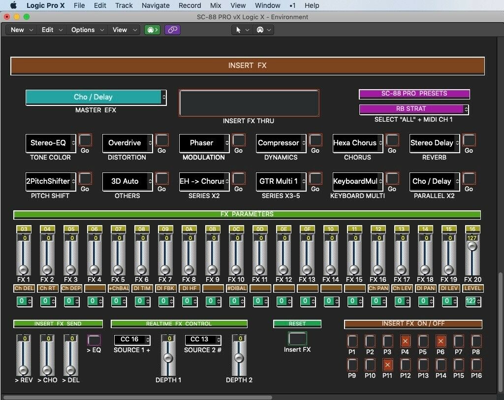 MATRIXSYNTH: VIRTUAL ROLAND SOUND CANVAS PROGRAMMER - for APPLE LOGIC v4 > vX