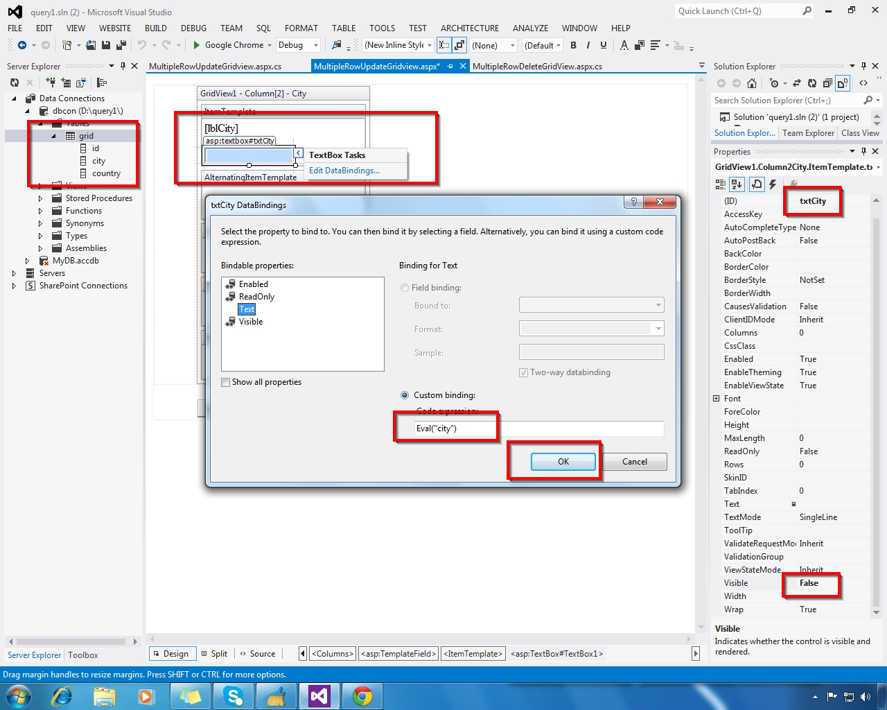 Update Multiple Rows In Gridview With Checkbox Selection With Confirmation In Aspnet C