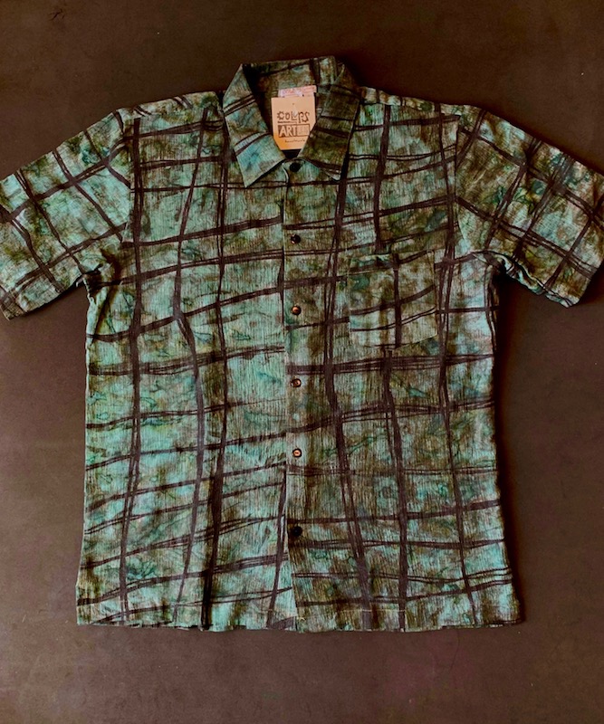 Colors Artwear: Mens Shirts- 100% Cotton Crinkle. Three sizes- Medium ...