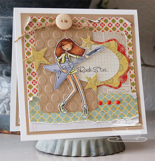 MFTWSC72, Rock Star - Patterned Paper