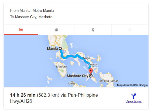 How to get to Masbate City? - I Love Masbate